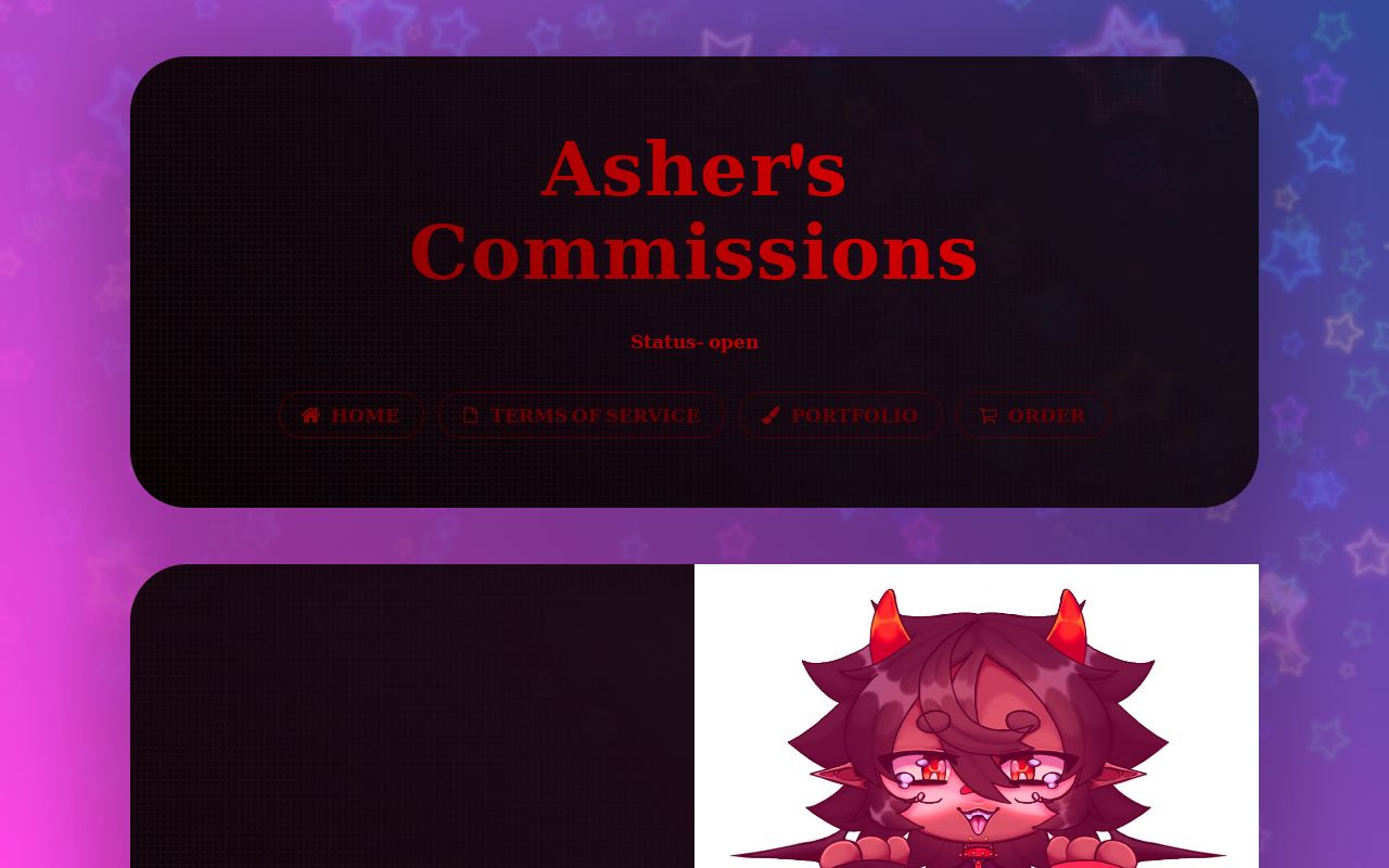 Asher's Commissions